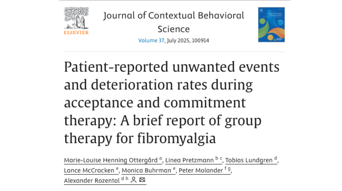 Patient-reported unwanted events and deterioration rates during ...